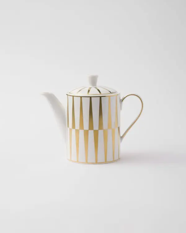 Prada Porcelain Coffee Pot Stripes