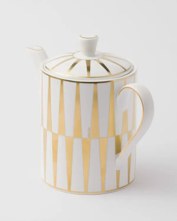 Prada Porcelain Coffee Pot Stripes