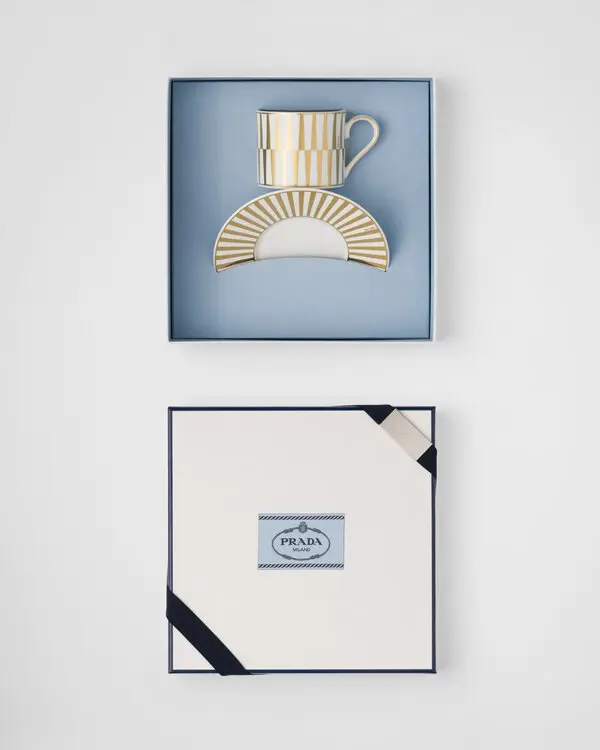 Prada Porcelain Tea Cup Stripes