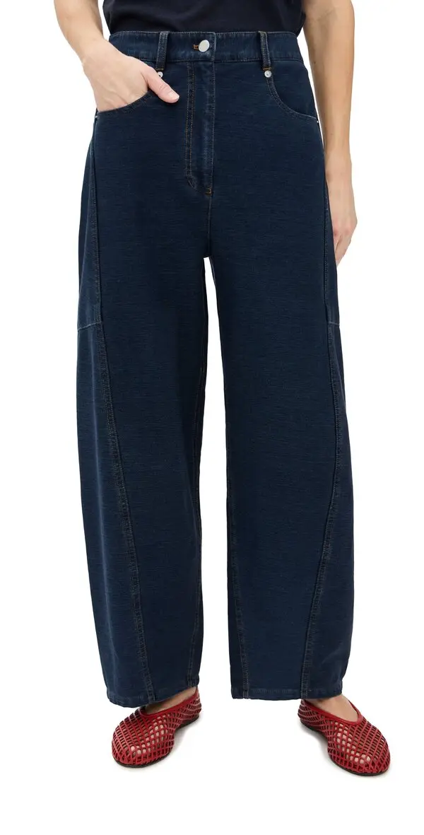 Tibi Denim Sid Jeans Indigo Editorialist