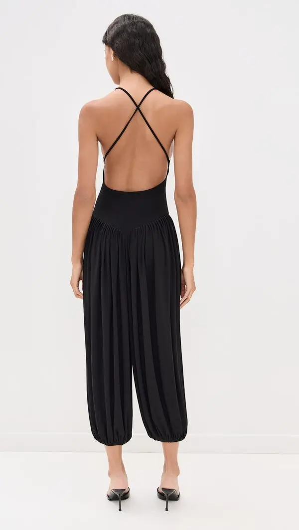 Norma Kamali Kenny Jumpsuit - Black