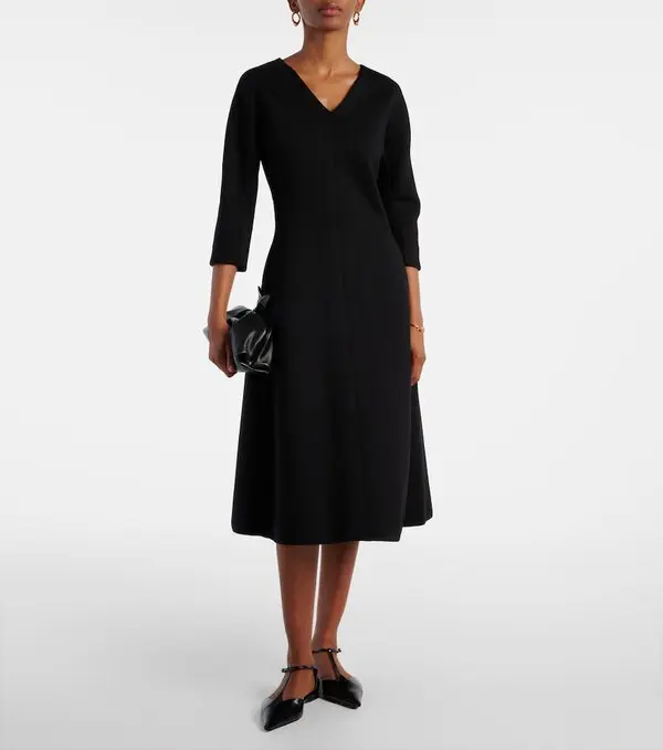 Max Mara Midas Jersey Midi Dress