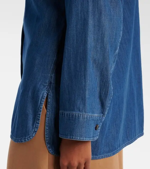 Max Mara Unito Denim Top