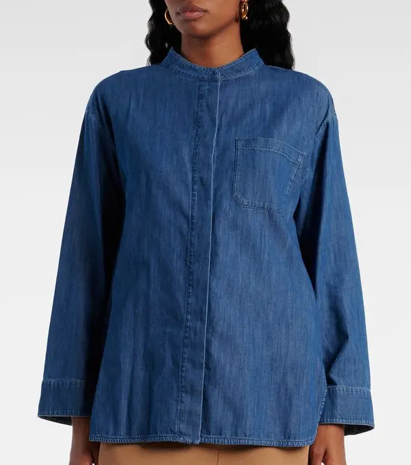 Max Mara Unito Denim Top