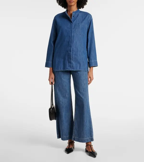 Max Mara Unito Denim Top