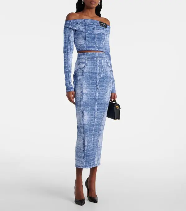 Balmain Trompe L'oeil Cropped Top