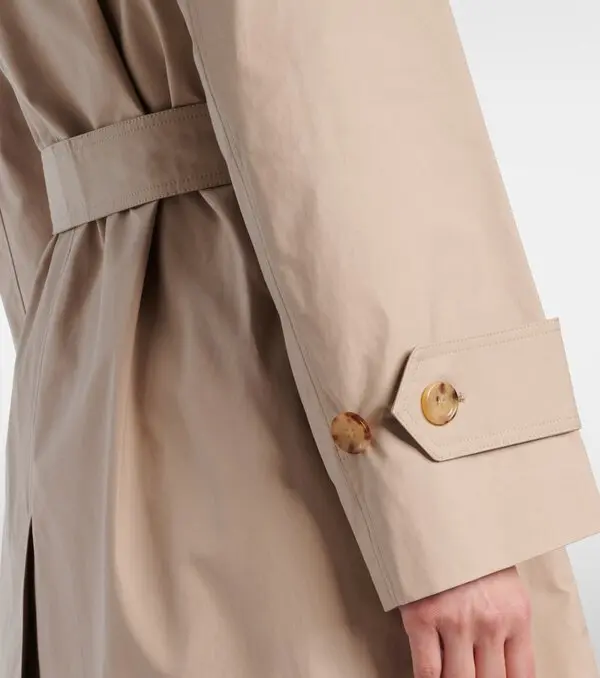Max Mara Cotton-blend Twill Trench Coat - Brown