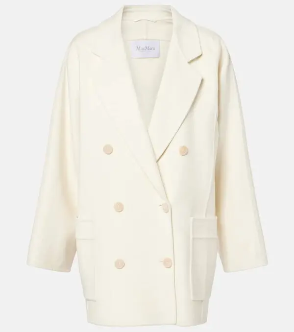 Max Mara Orma Double-breasted Jacket - White