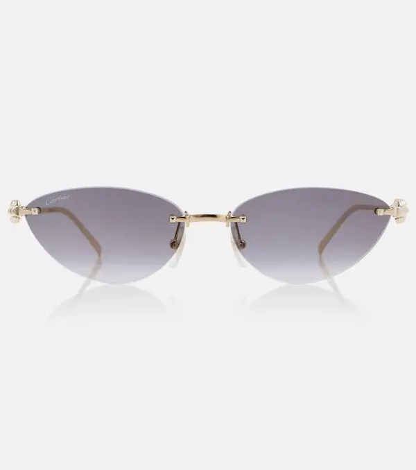 CARTIER Clash De Sunglasses - Gold