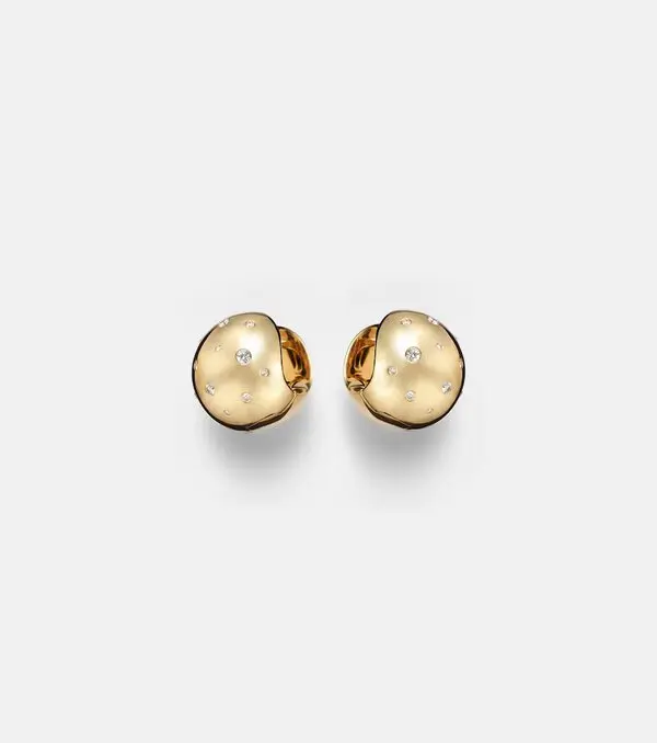 Ileana Makri Glow Galaxy 18kt Yellow Earrings With Diamonds - Gold