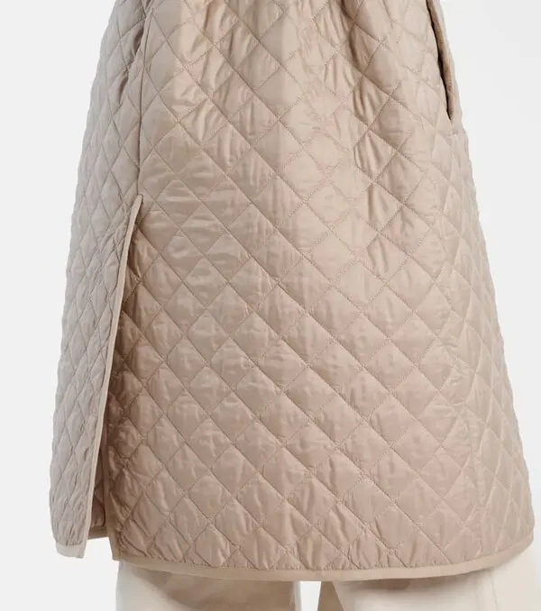 Max Mara Lauren Belted Quilted Coat