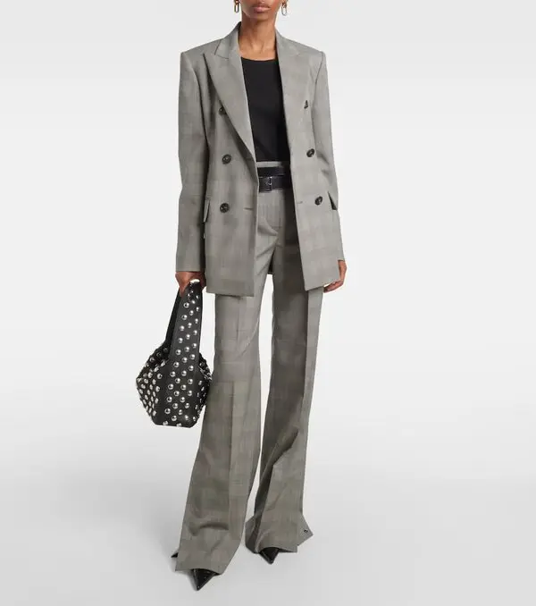 Sportmax Astro Wool-blend Blazer - Multicoloured