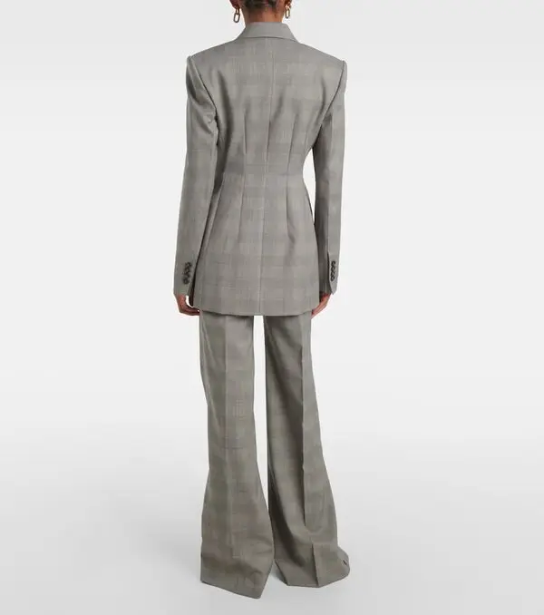 Sportmax Astro Wool-blend Blazer - Multicoloured