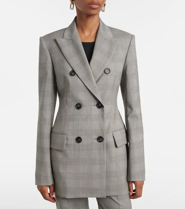 Sportmax Astro Wool-blend Blazer - Multicoloured