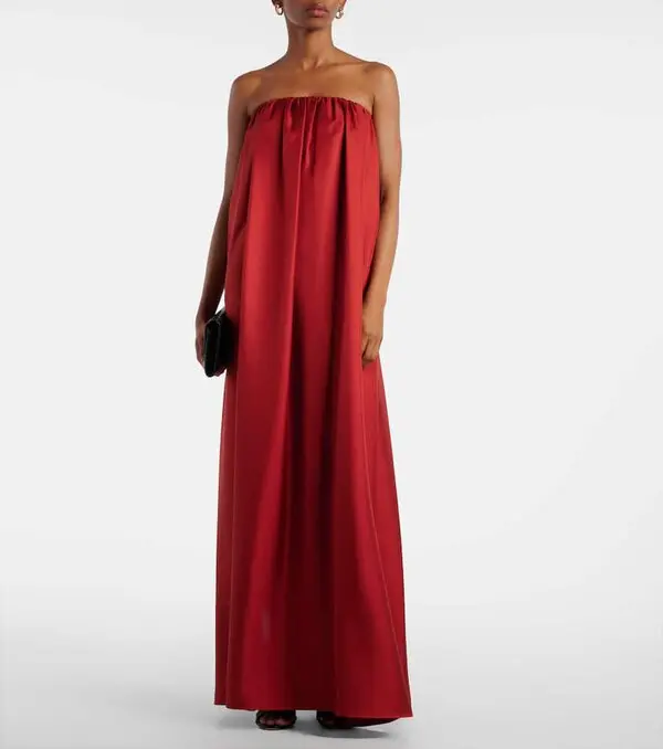 Max Mara Edda Strapless Gown