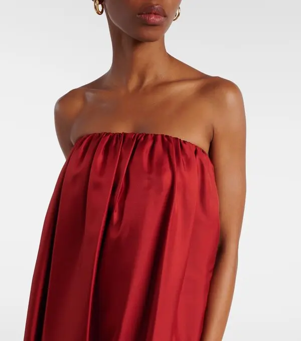 Max Mara Edda Strapless Gown