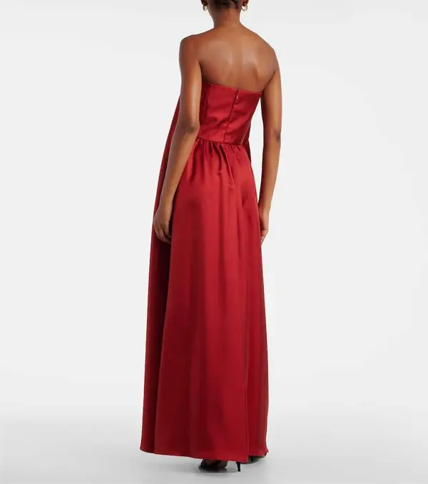 Max Mara Edda Strapless Gown