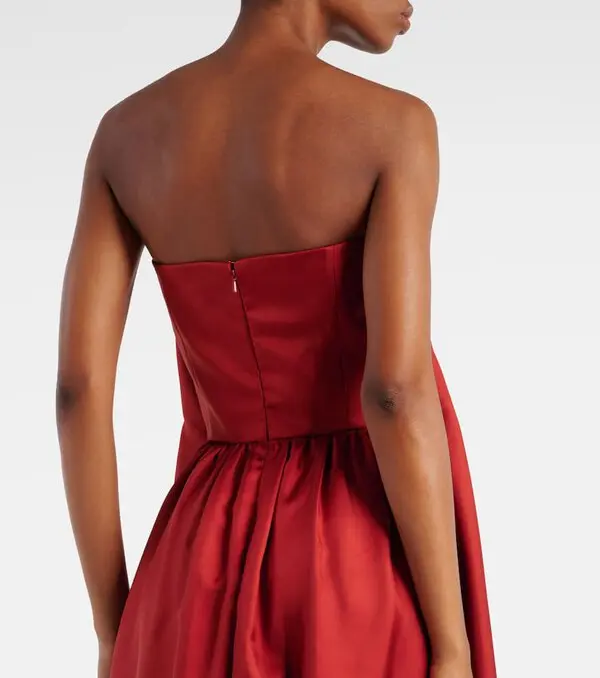 Max Mara Edda Strapless Gown