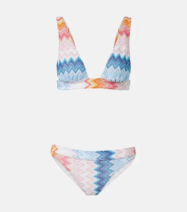 Missoni Zigzag Lame Bikini - Multicoloured