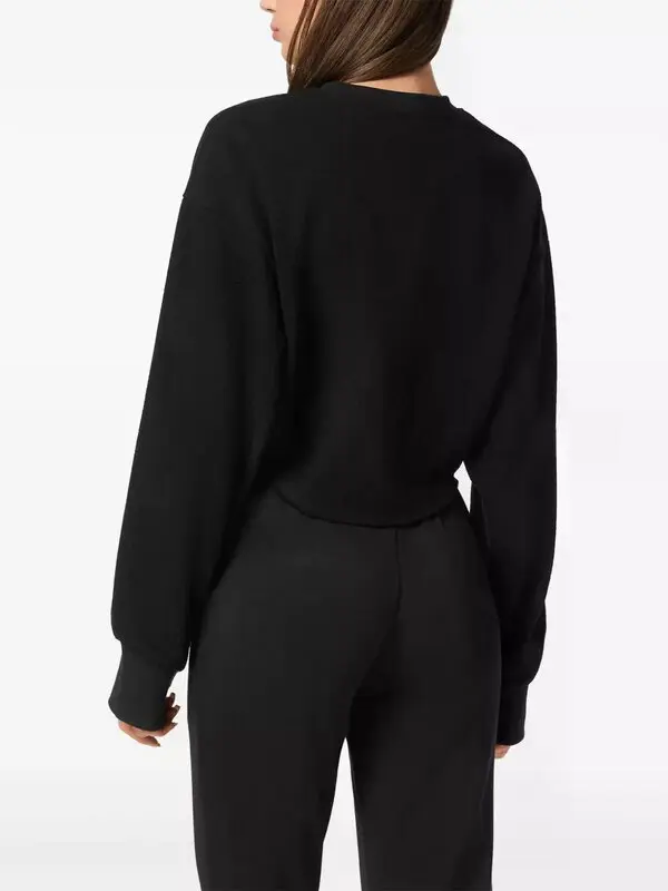 PLEIN SPORT Sponge Cropped Sweatshirt