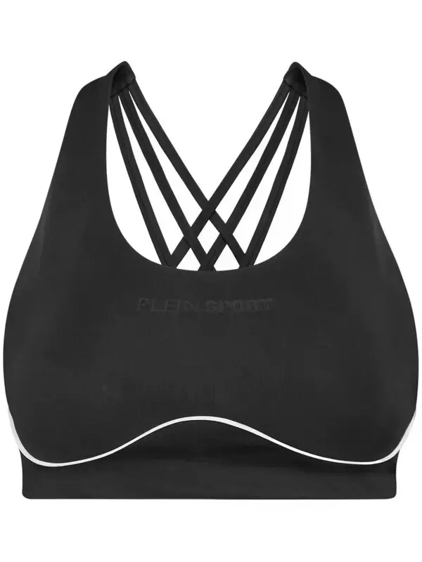 PLEIN SPORT Silky Soft Piping Push-up Bra