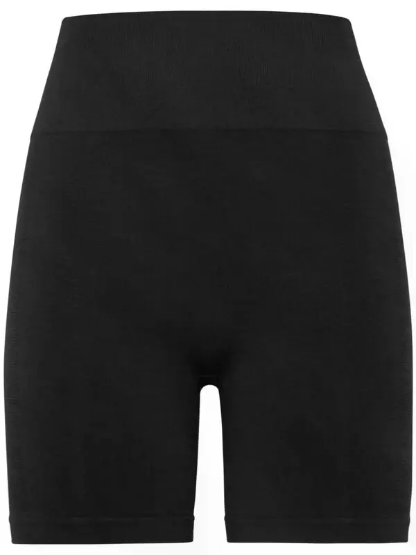PLEIN SPORT Logo-waistband Cycling Shorts - Black