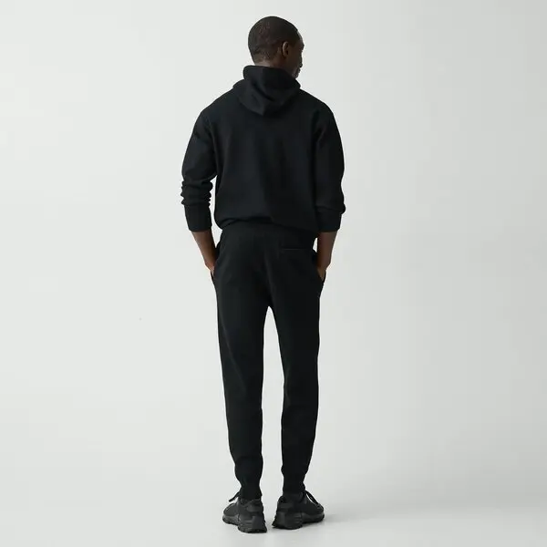 Theory Drawstring Jogger In Fine Bilen - Black