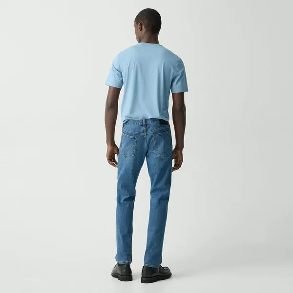 Theory Raffi Stretch Denim Jeans - Mid Blue