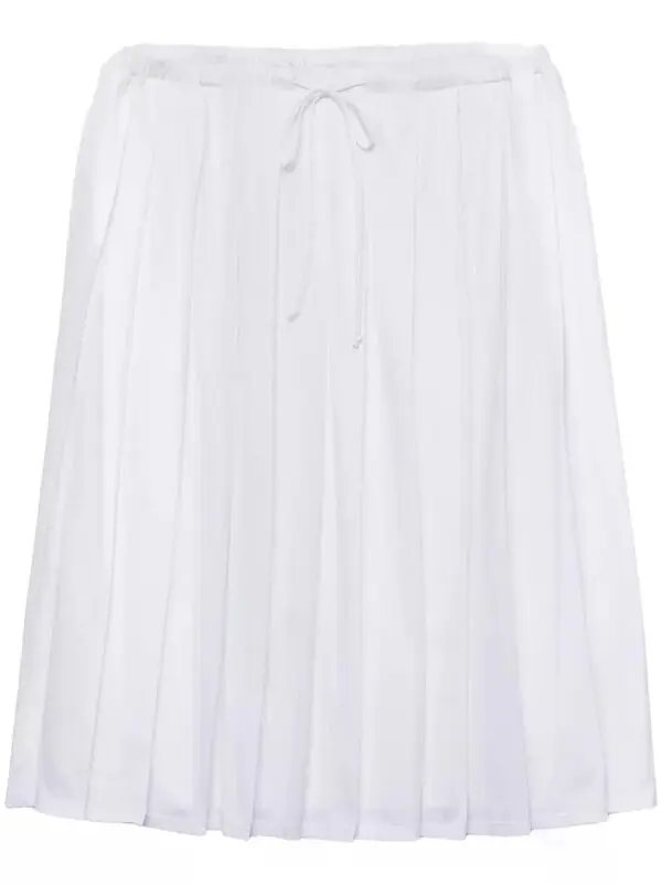 Prada Pleated Midi Skirt