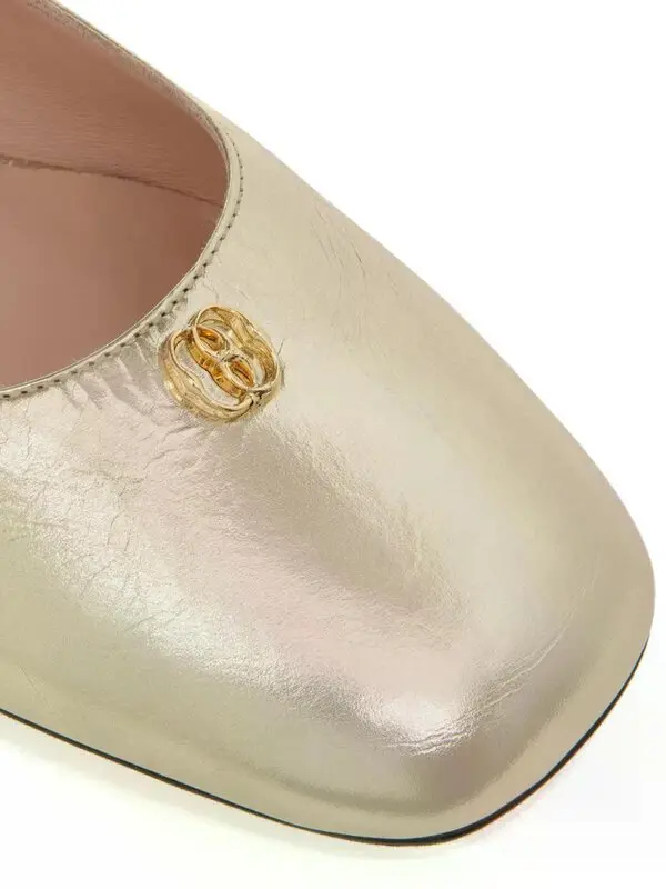 Bally Leather Ballet Flats