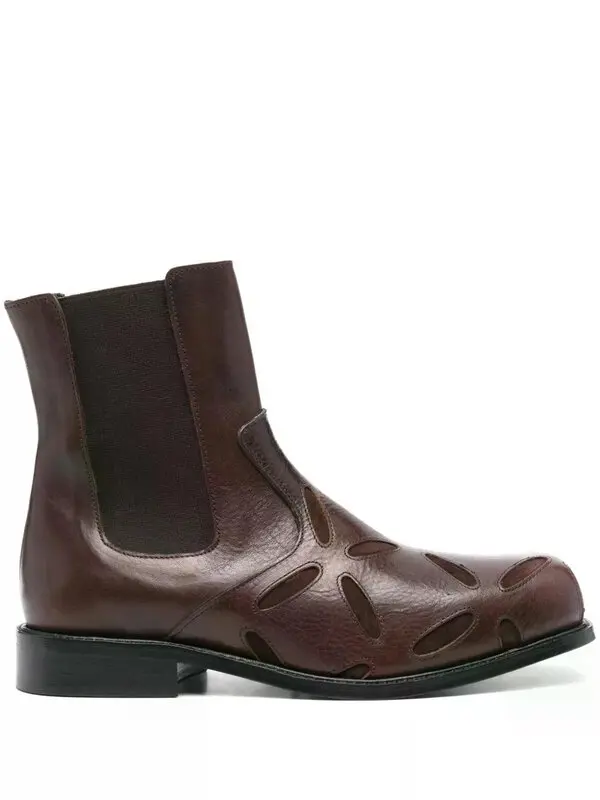 STEFAN COOKE Slashed Boots - Brown