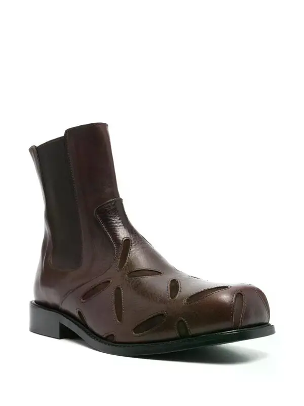 STEFAN COOKE Slashed Boots - Brown