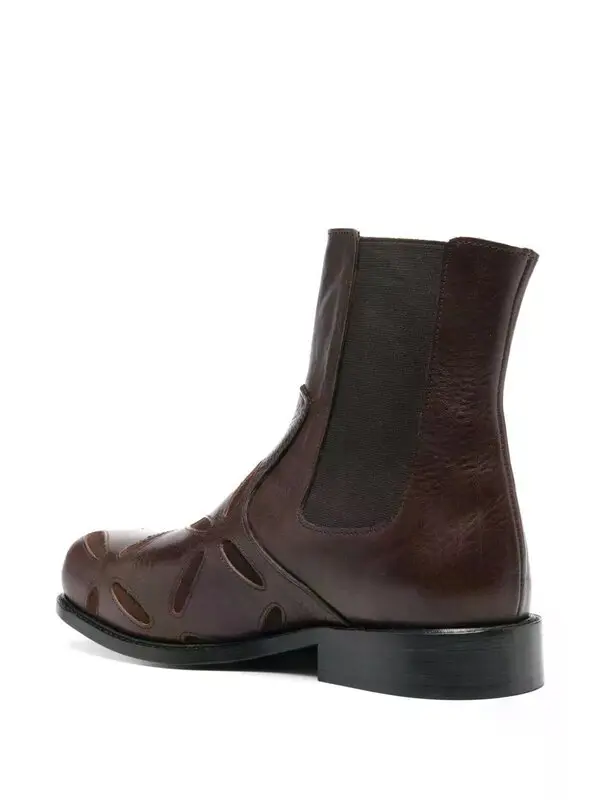 STEFAN COOKE Slashed Boots - Brown