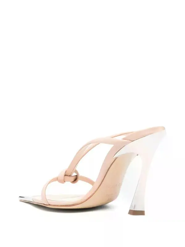 MUGLER 105mm Knotted Fang Sandals