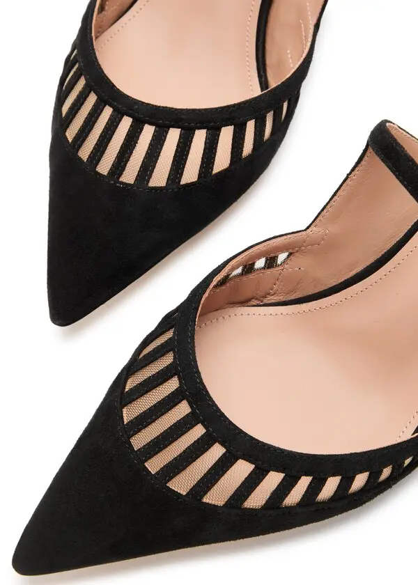 MALONE SOULIERS Bardot 40 Suede Mules
