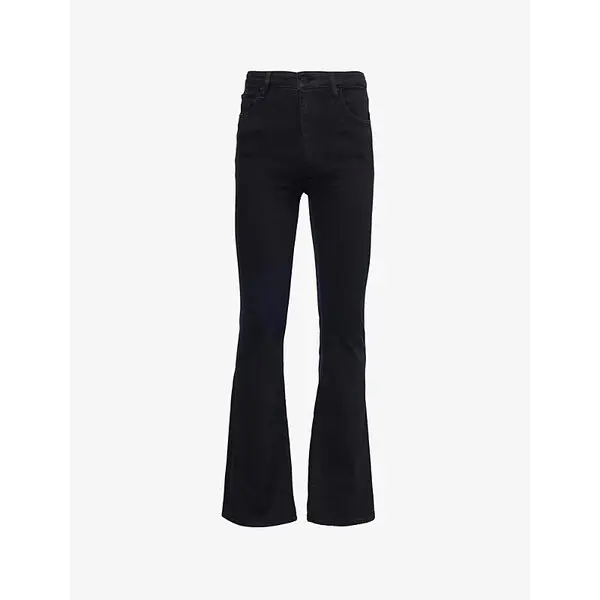 FRAME The Reboot Flared Straight-leg High-rise Stretch-denim Blend Jeans - Levitate