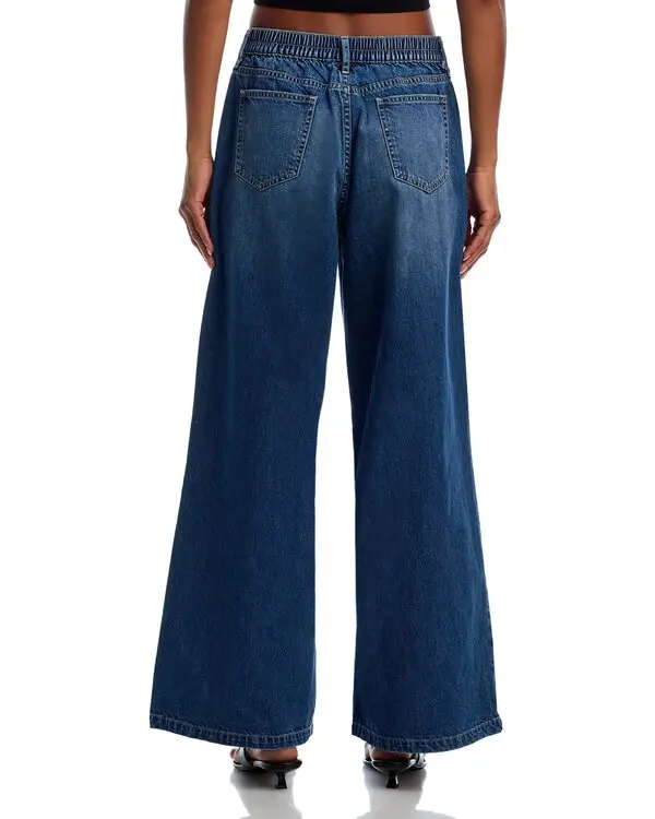 Aqua Wide Leg Denim Trousers