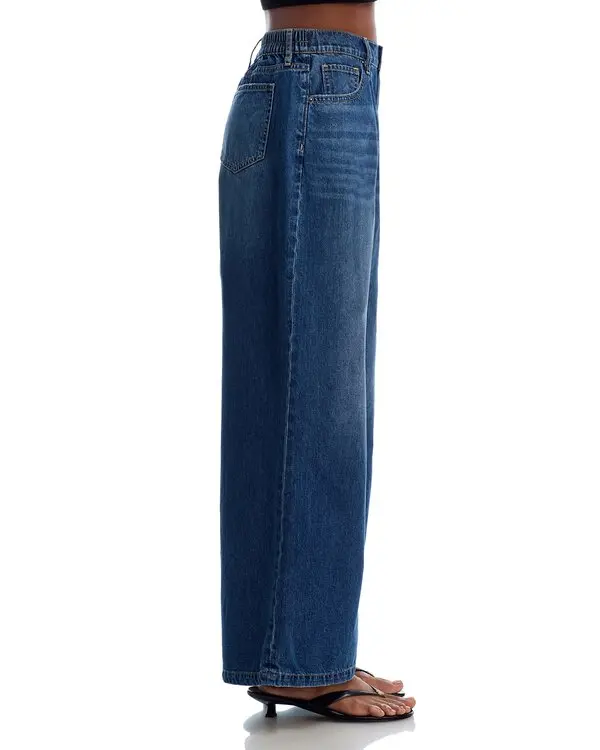 Aqua Wide Leg Denim Trousers