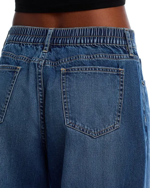 Aqua Wide Leg Denim Trousers