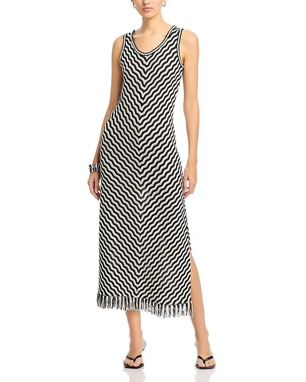 ALDO MARTINS York Midi Dress - Black/ White