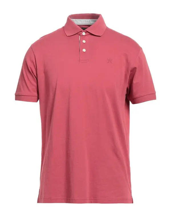 HACKETT Polo Shirt Size Cotton - Brick