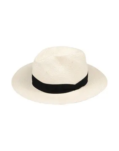 Rag & Bone Hat Ivory Straw, Viscose, Cotton In White - 35  display picture 3