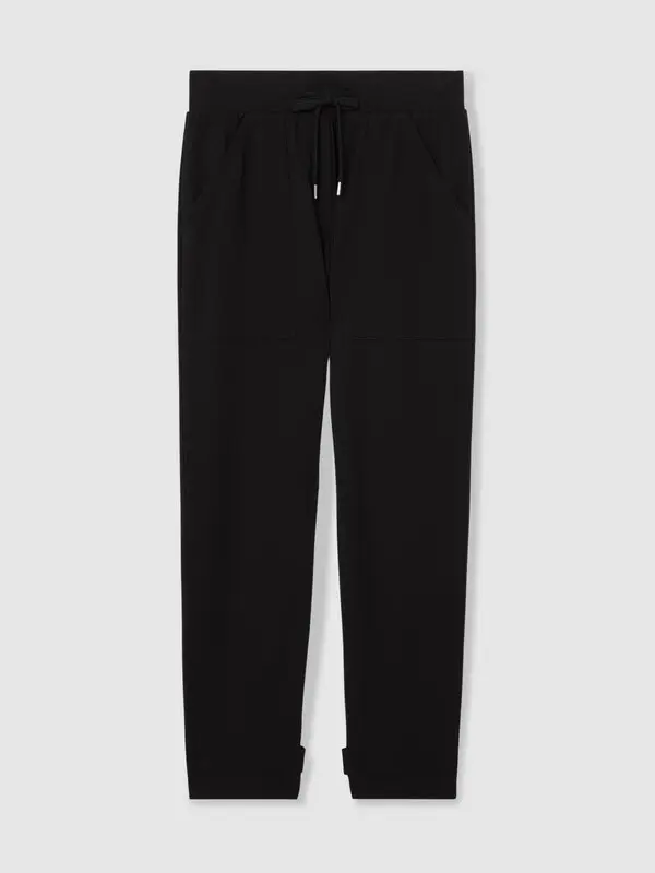 REISS Alexi Drawstring Tapered Jersey Joggers