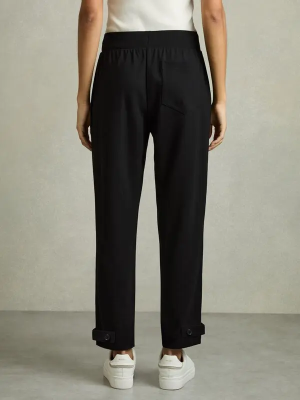 REISS Alexi Drawstring Tapered Jersey Joggers