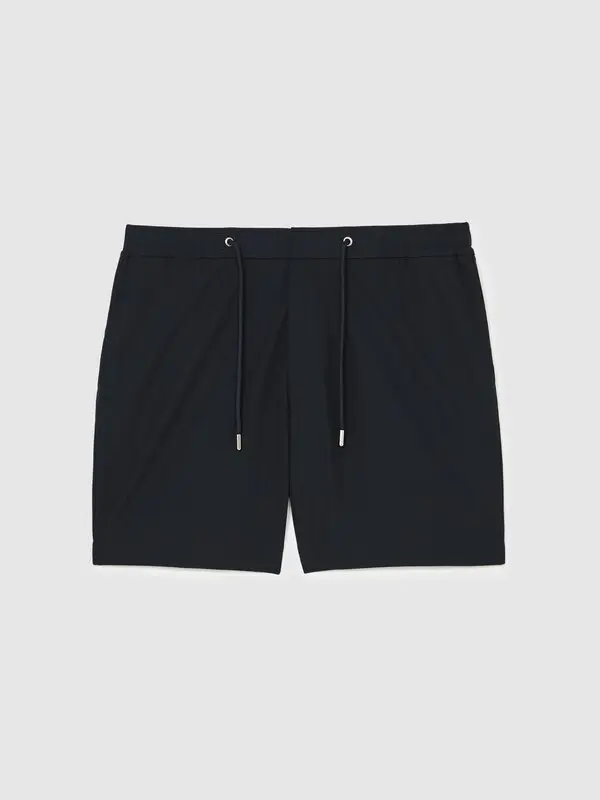 REISS Textured Drawstring Shorts