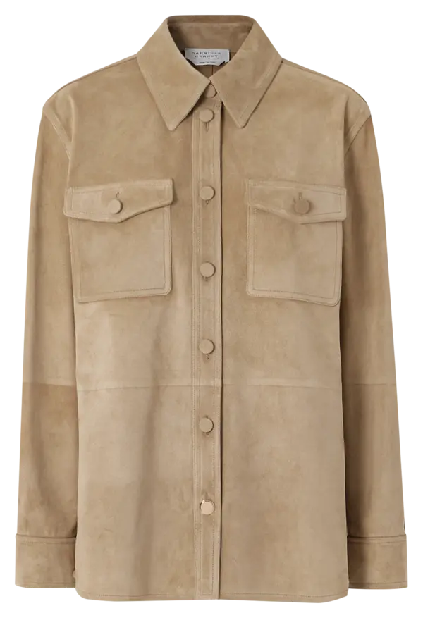 Gabriela Hearst Irene Suede Shirt - Brown