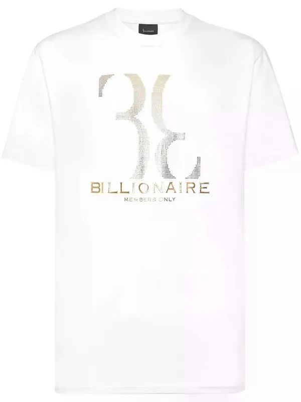 BILLIONAIRE Logo-print T-shirt - White