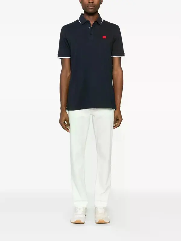 Hugo Logo-patch Polo Shirt