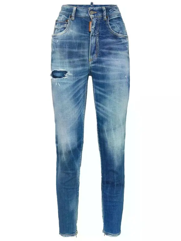 Dsquared2 Logo Patch Jeans