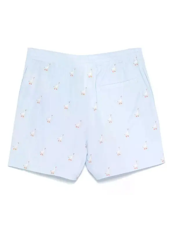 Moschino Duck Embroidered Shorts